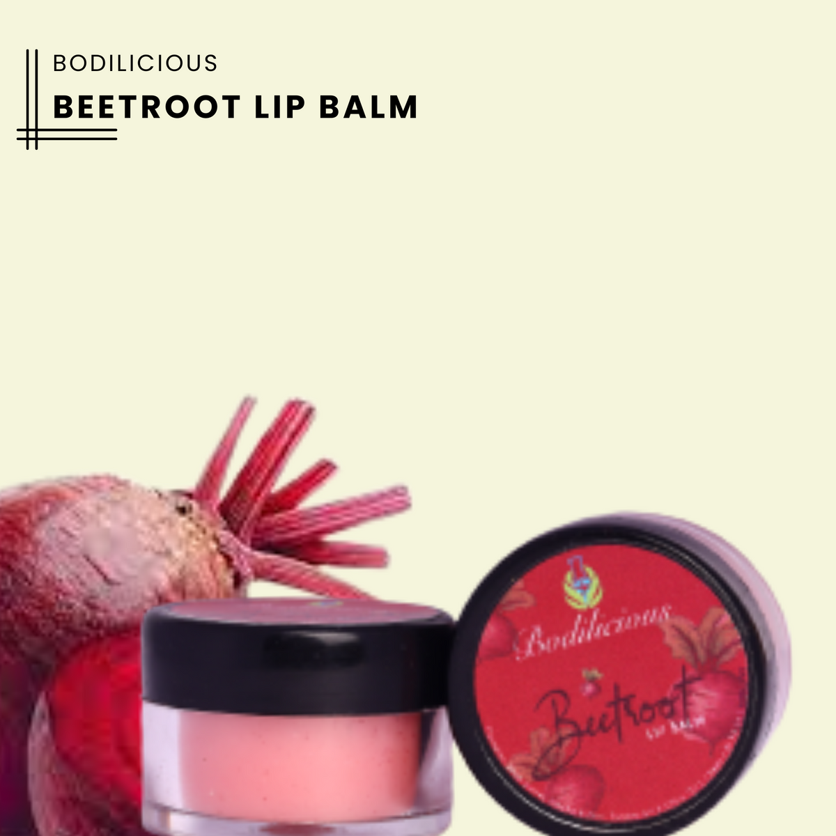 Bodilicious Beetroot Tinted Lip Balm For Dry Chapped Lips – BODILICIOUS